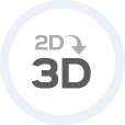 3D Converter - 2D in 3D und 3D in 2D umwandeln