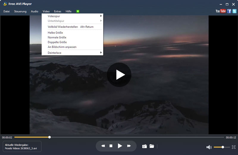 Vielen Dank für die Installation von Aiseesoft Free AVI Player